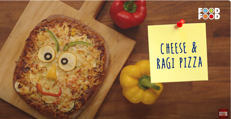 Cheese and Ragi Pizza Recipe | How to Prepare Cheese and Ragi Pizza at Home